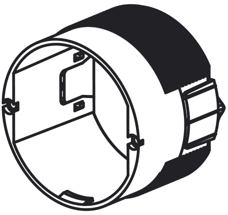 Utforingsring veggboks enkel 46mm – Betek Norge AS